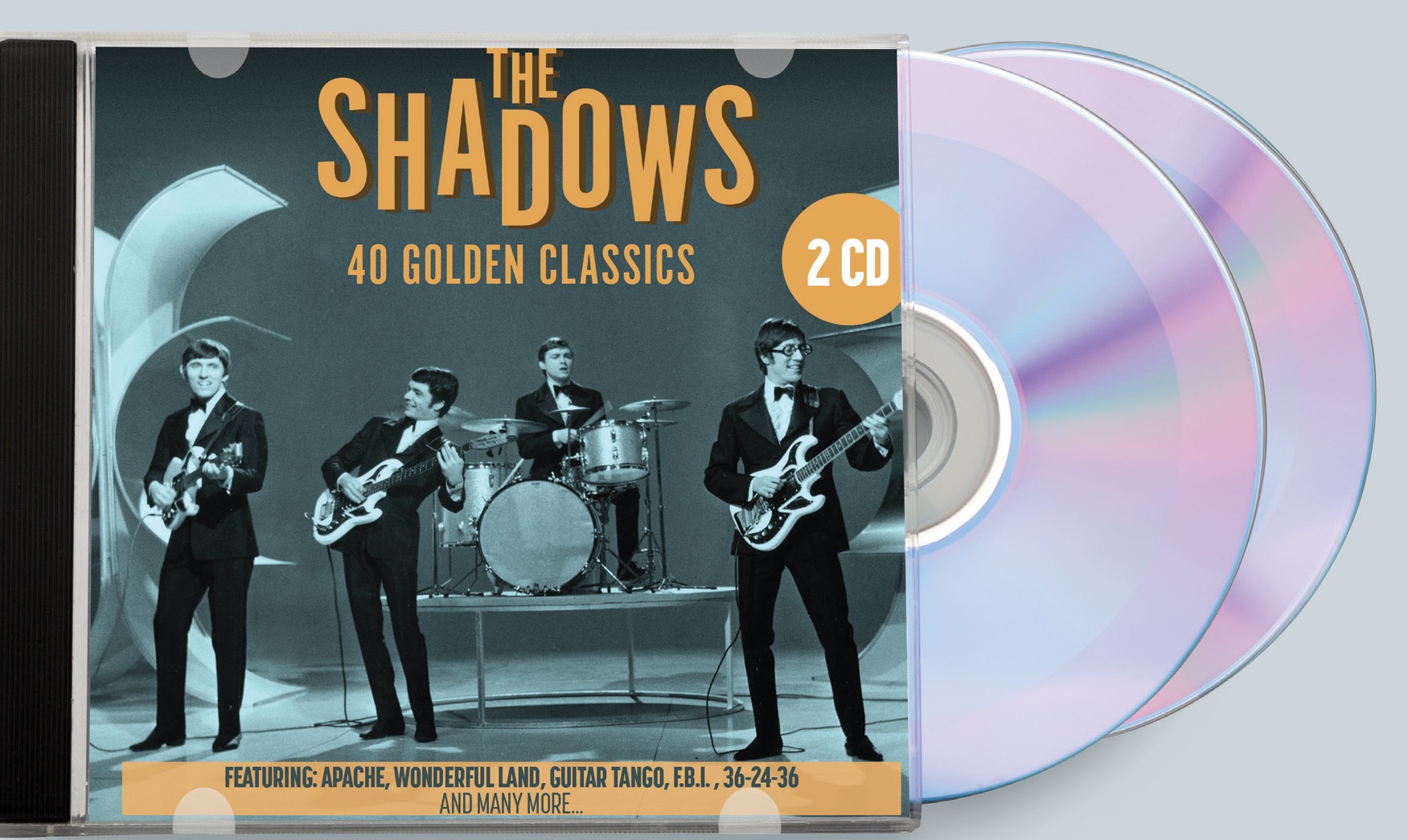THE SHADOWS: 40 Golden Classics CD – Suomalainen Elokuvapalvelu